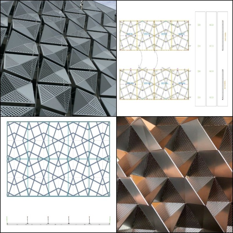 Expanded Metal (Mesh) Mechanical Facade Coating System