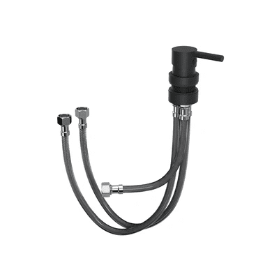 SERAMİKSAN ENTEGRE MUSLUK MAT SİYAH SICAK + SOĞUK