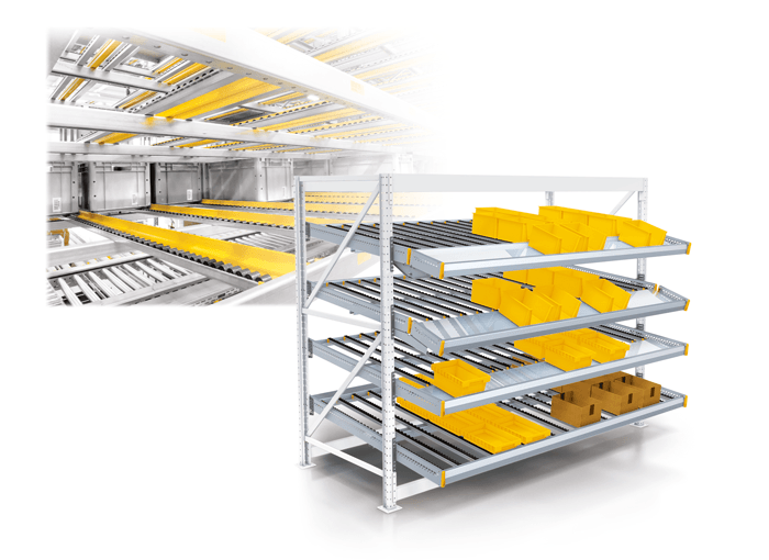 Flow Racks For Boxes
